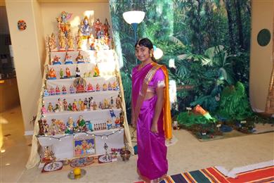 Sathvi's Golu! - Culture - Indian Events & Articles