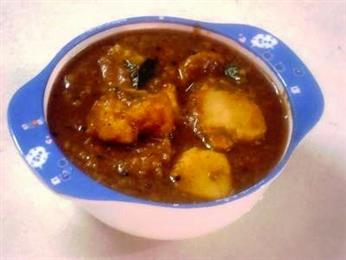 Karunai Kizhangu Puli Kuzhambu (Yam Tamarind Kuzhambu) - Food & Recipes