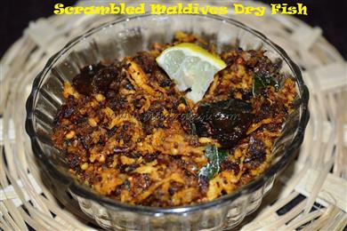 Maasi Karuvadu / Scrambled Maldives Dry Fish - Food & Recipes