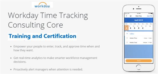 Workday Time Tracking Consulting Core Training and Certification ...