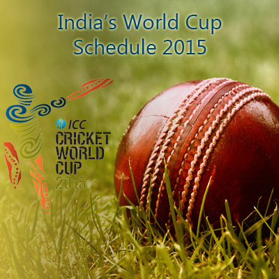 India's World Cup Schedule - Match Days and Timings | Cricket 2015