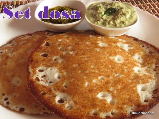 Set Dosa Recipe - Food & Recipes